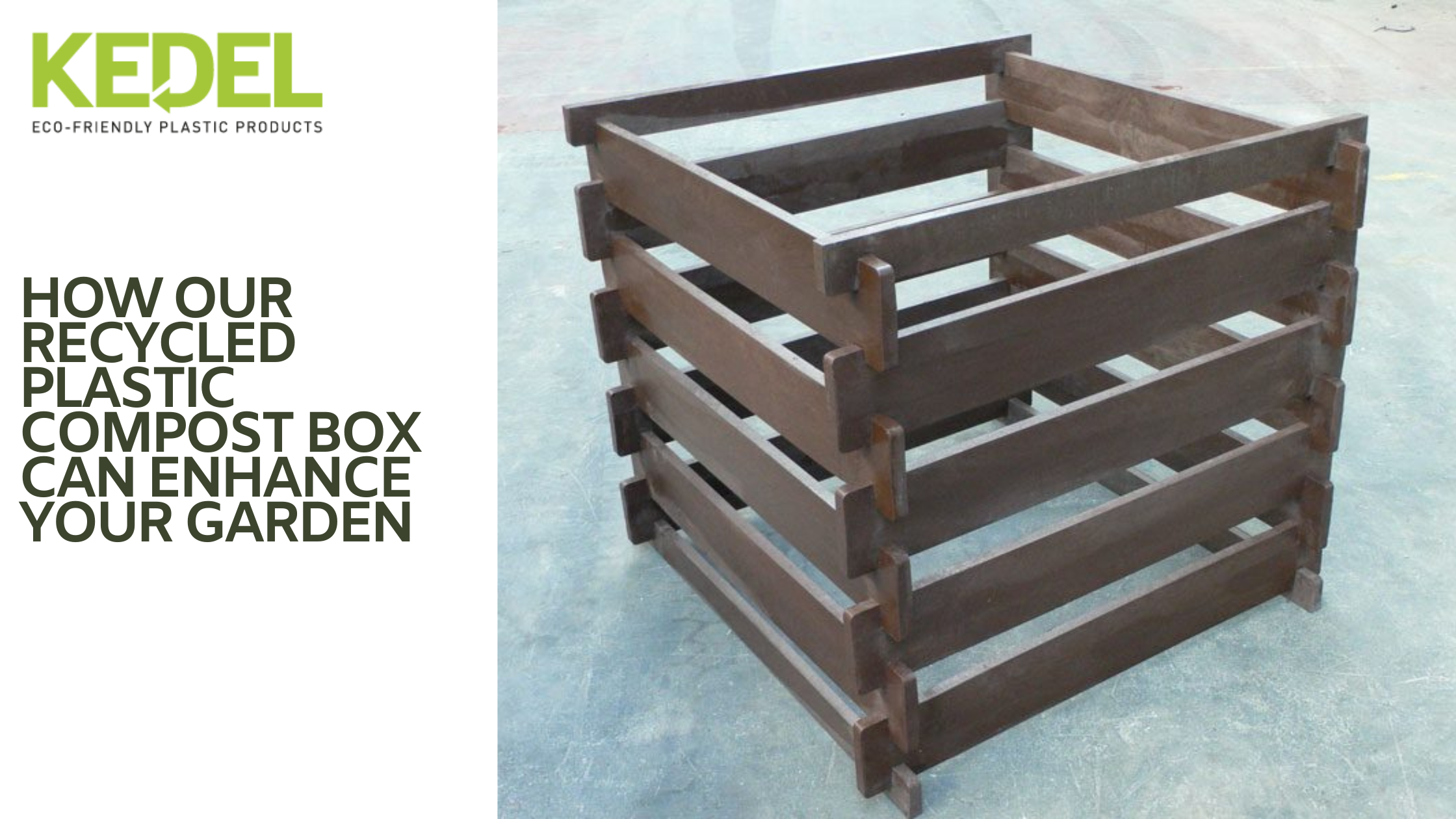 How Our Recycled Plastic Compost Box Can Enhance Your Garden