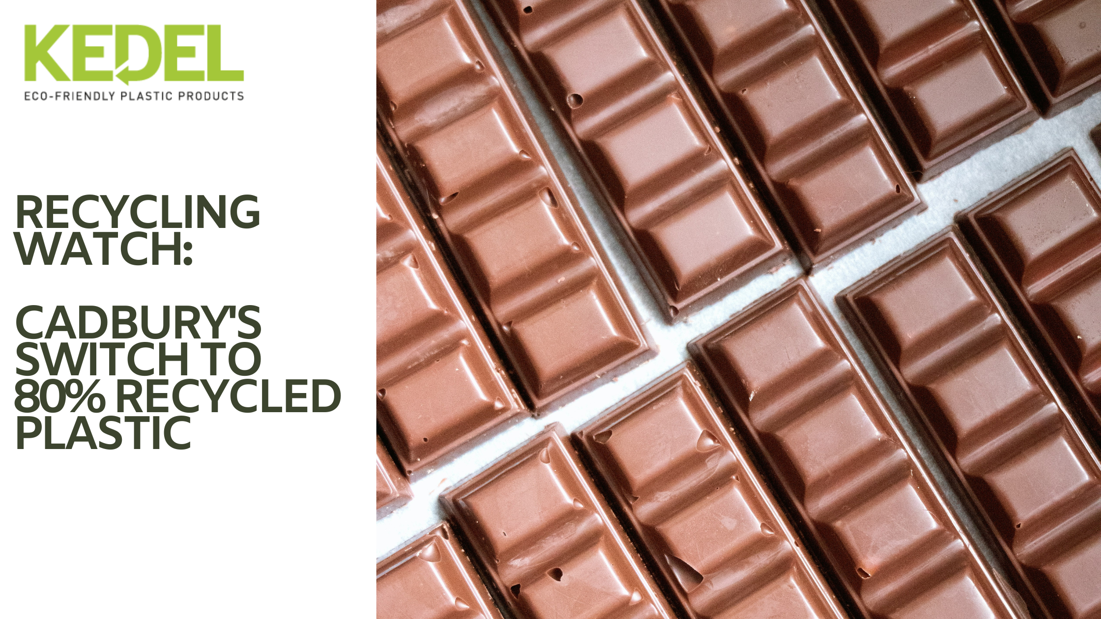 Recycling Watch: Cadbury's Switch to 80% Recycled Plastic
