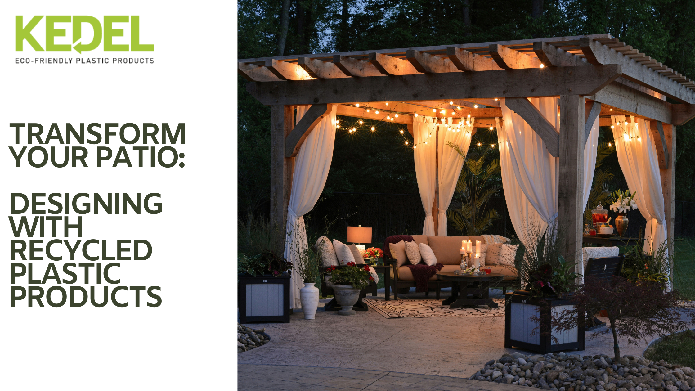 Transform Your Patio: Designing with Recycled Plastic Products