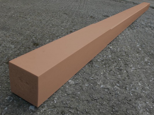 Recycled Plastic Wood Chamfered Porch Post | 88 x 88mm