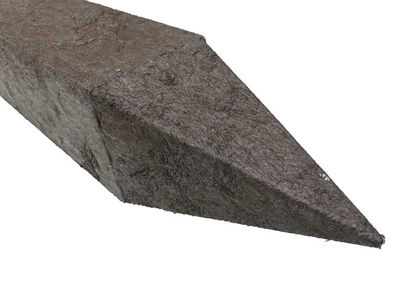Recycled Mixed Plastic Square Post with Point 90mm x 90mm