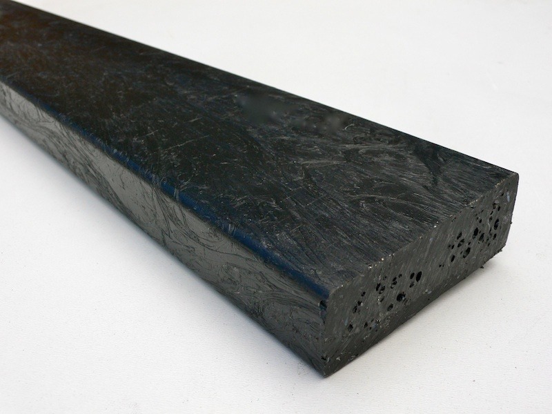 Recycled Plastic Lumber - Mixed Plastic - 75mm x 25mm x 3000m