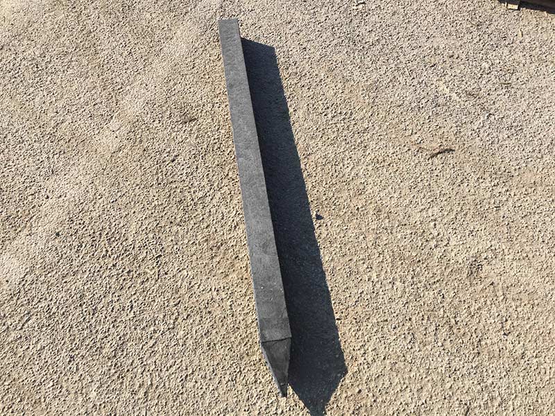 Reinforced Recycled Mixed Plastic Post with Point 90 x 90mm