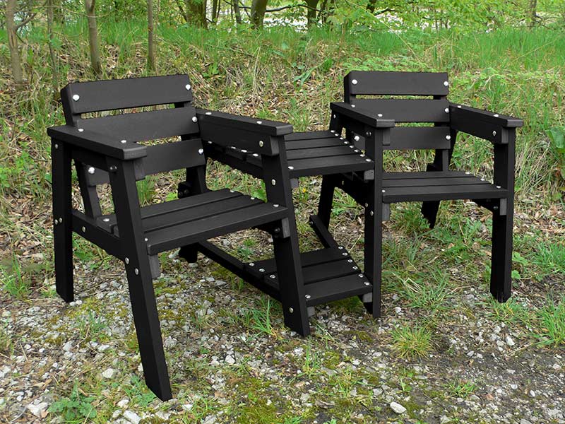 Thames Companion Seats - Recycled Plastic Wood