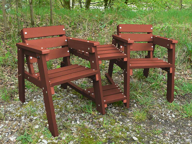 Thames Companion Seats - Recycled Plastic Wood