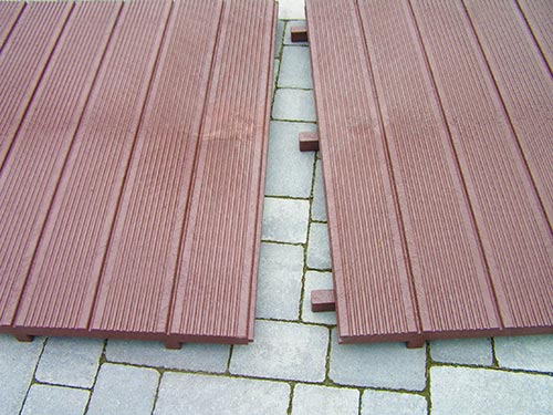 Modular Decking - Moulded Recycled Plastic Section